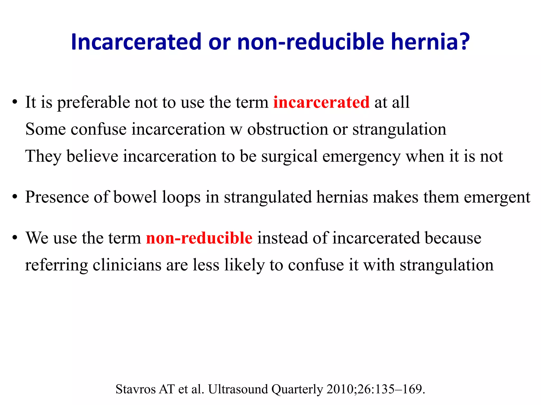Ultrasound of groin & anterior abdominal wall hernias | PPTX