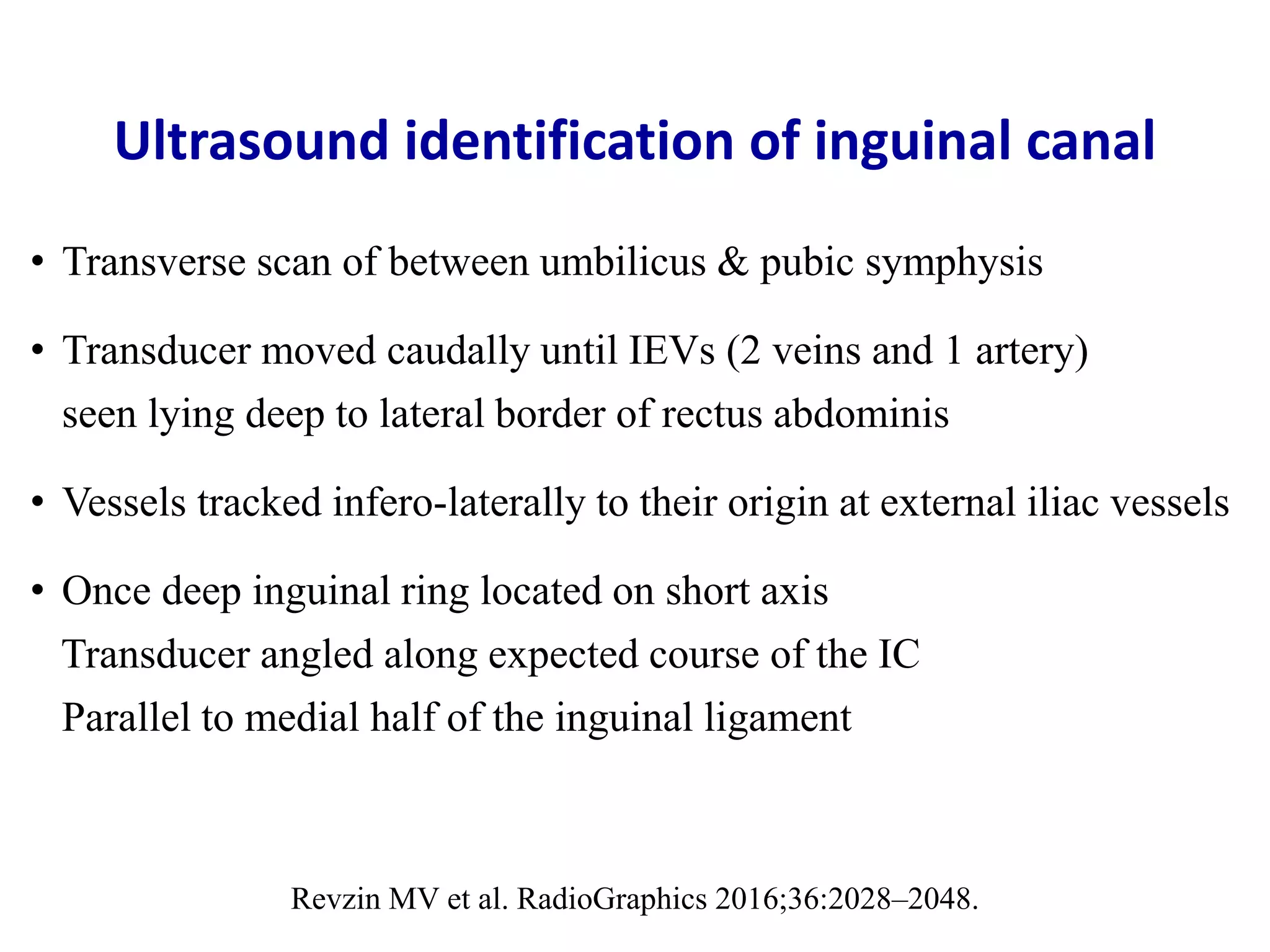 Ultrasound of groin & anterior abdominal wall hernias | PPTX