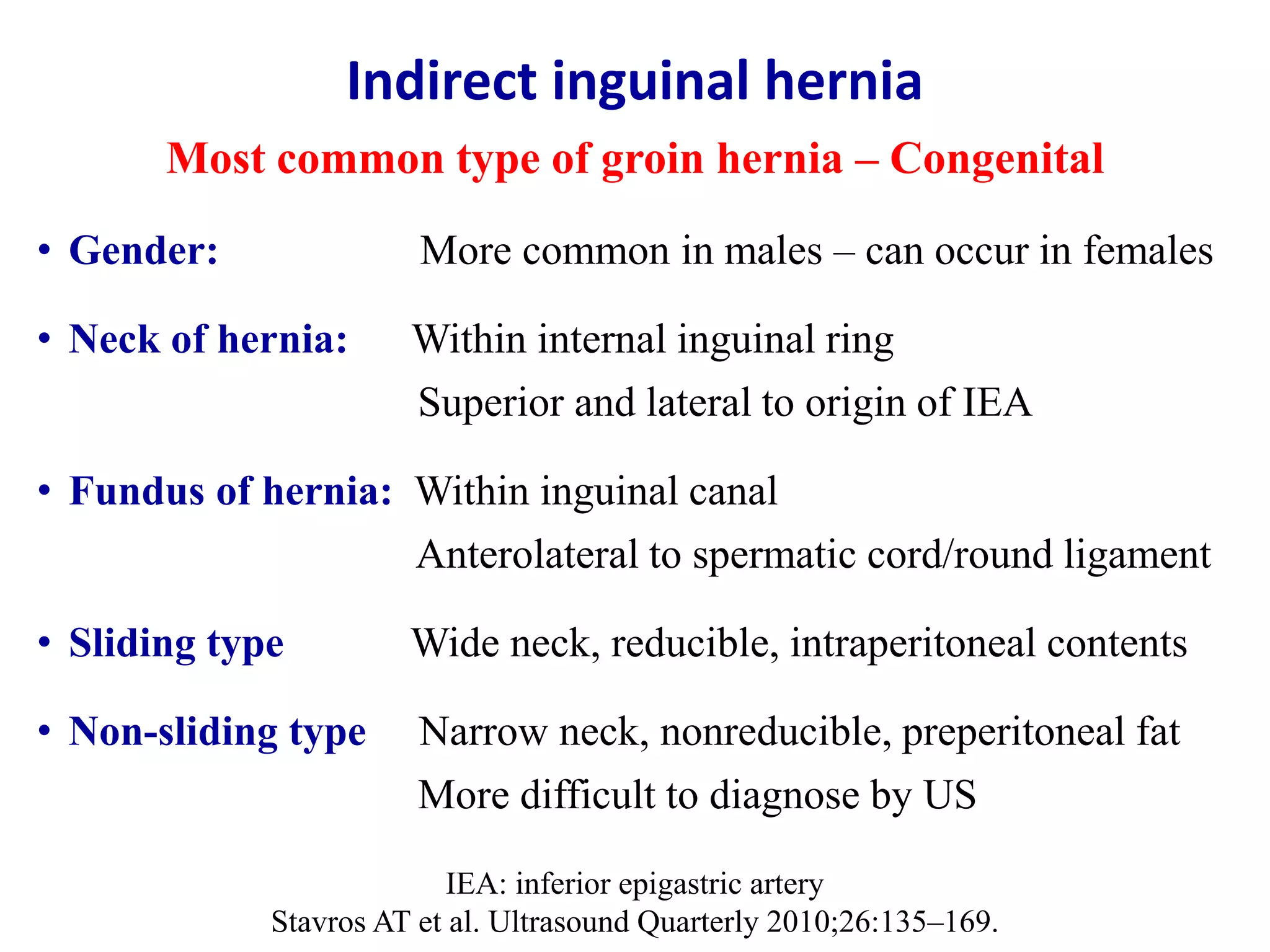 Ultrasound of groin & anterior abdominal wall hernias | PPTX