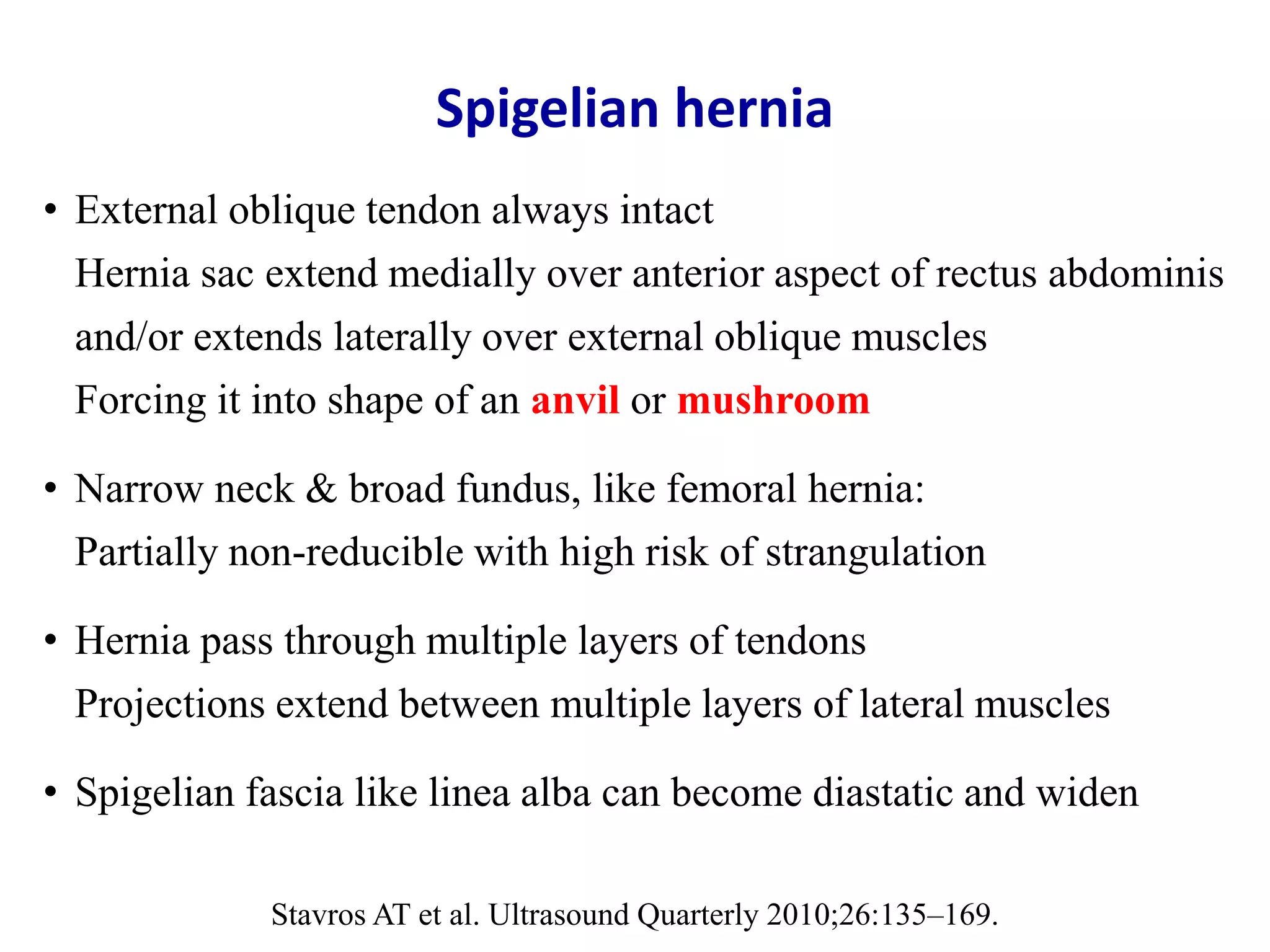 Ultrasound of groin & anterior abdominal wall hernias | PPTX