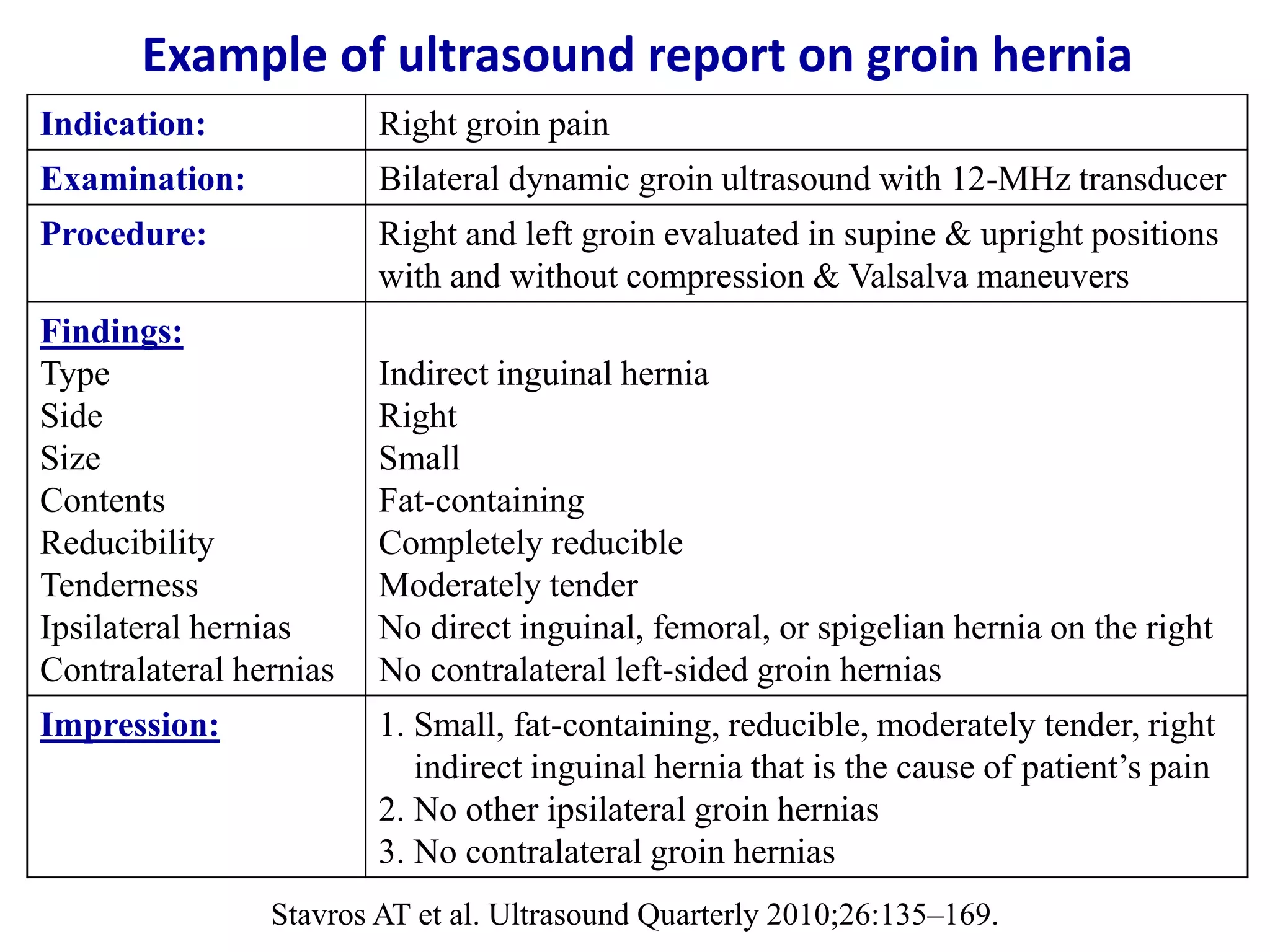 Ultrasound of groin & anterior abdominal wall hernias | PPTX