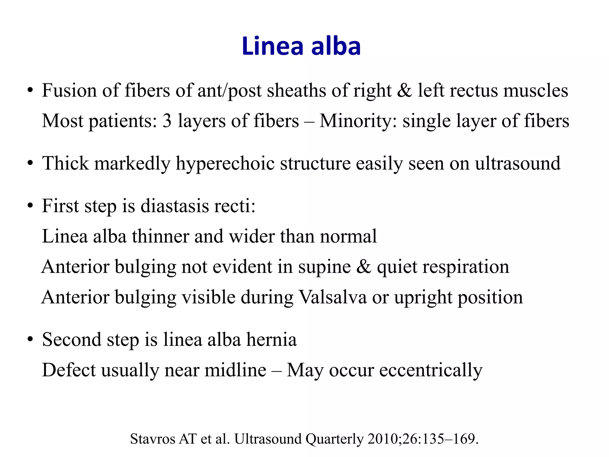 Ultrasound of groin & anterior abdominal wall hernias | PPTX