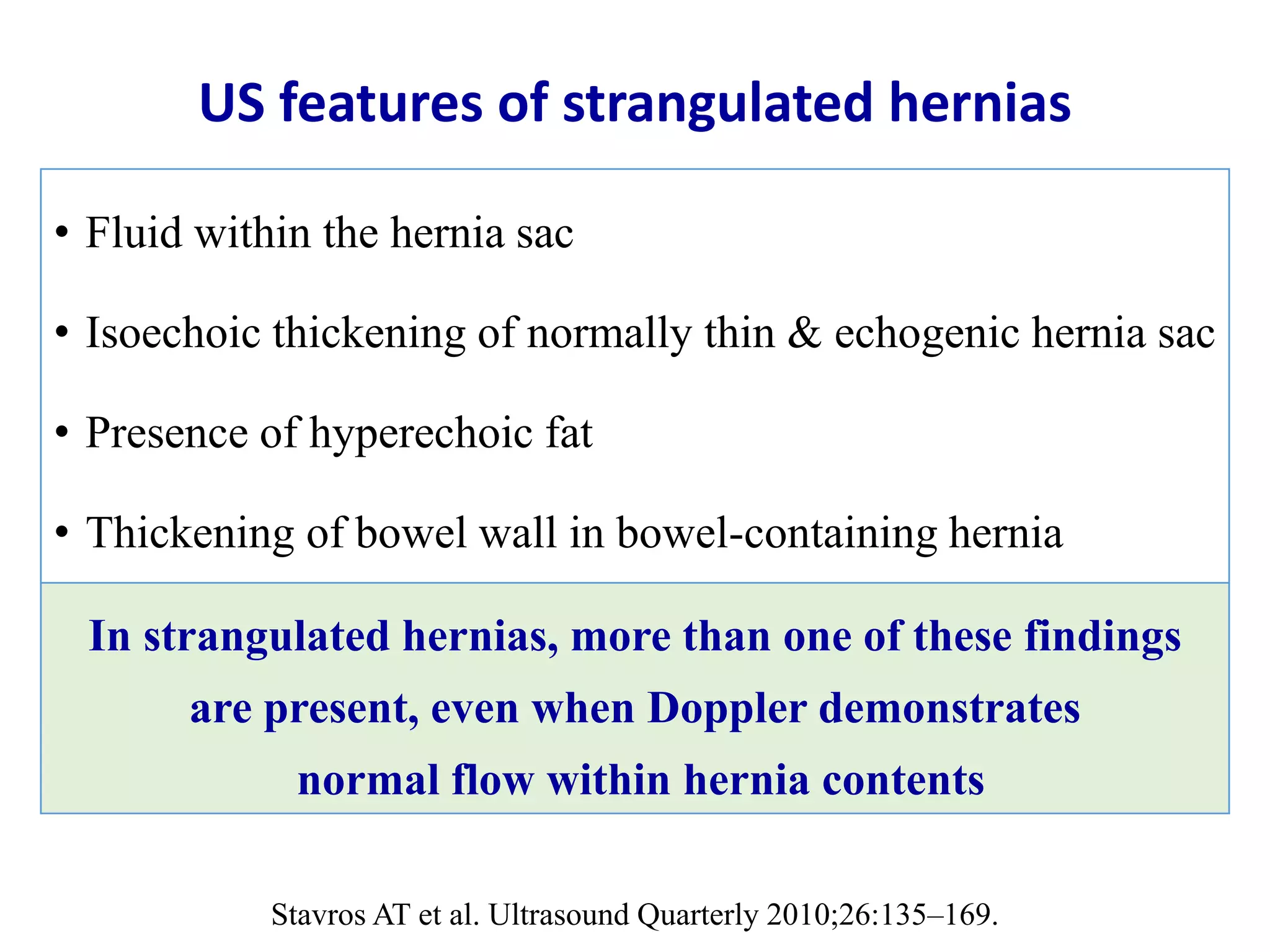 Ultrasound of groin & anterior abdominal wall hernias | PPTX
