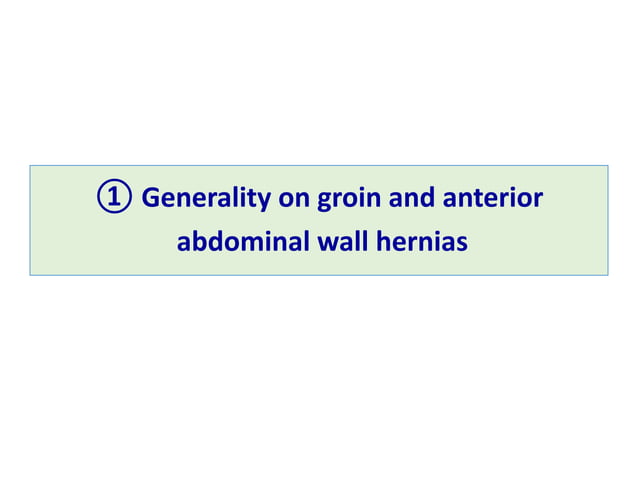 Ultrasound of groin & anterior abdominal wall hernias | PPTX | Death ...