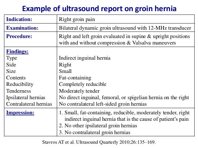 Ultrasound of groin & anterior abdominal wall hernias