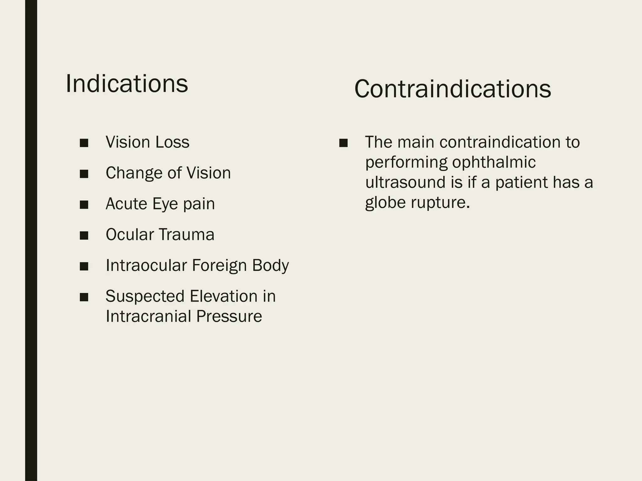 ULTRASOUND OF ORBIT & EYE- radiology description | PPTX