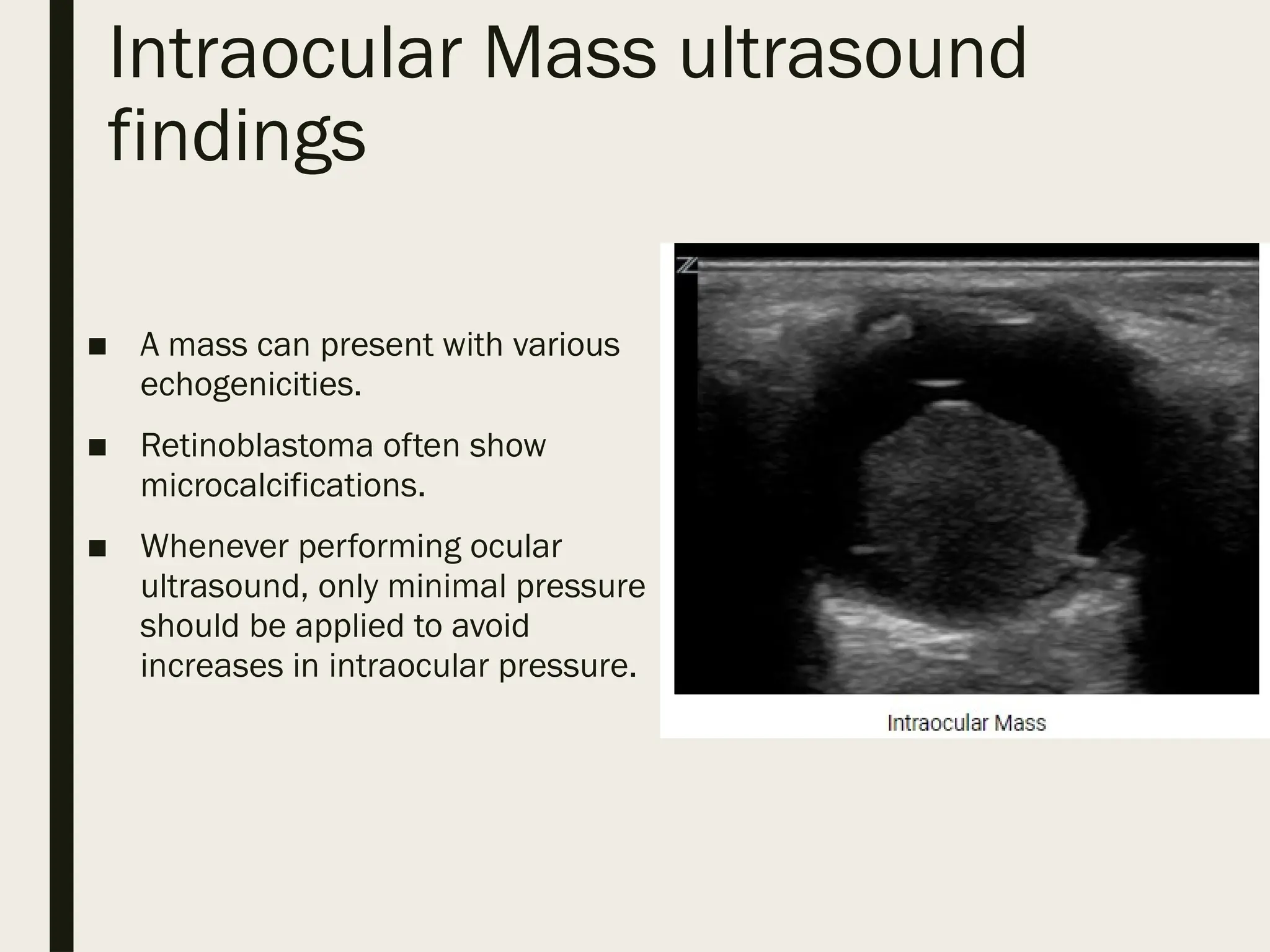 ULTRASOUND OF ORBIT & EYE- radiology description | PPTX