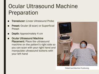 ULTRASOUND OF ORBIT & EYE- radiology description | PPTX