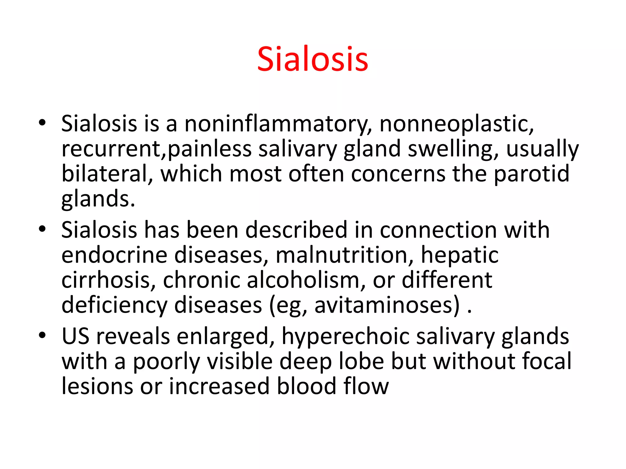 Ultrasound of salivary glands | PPTX