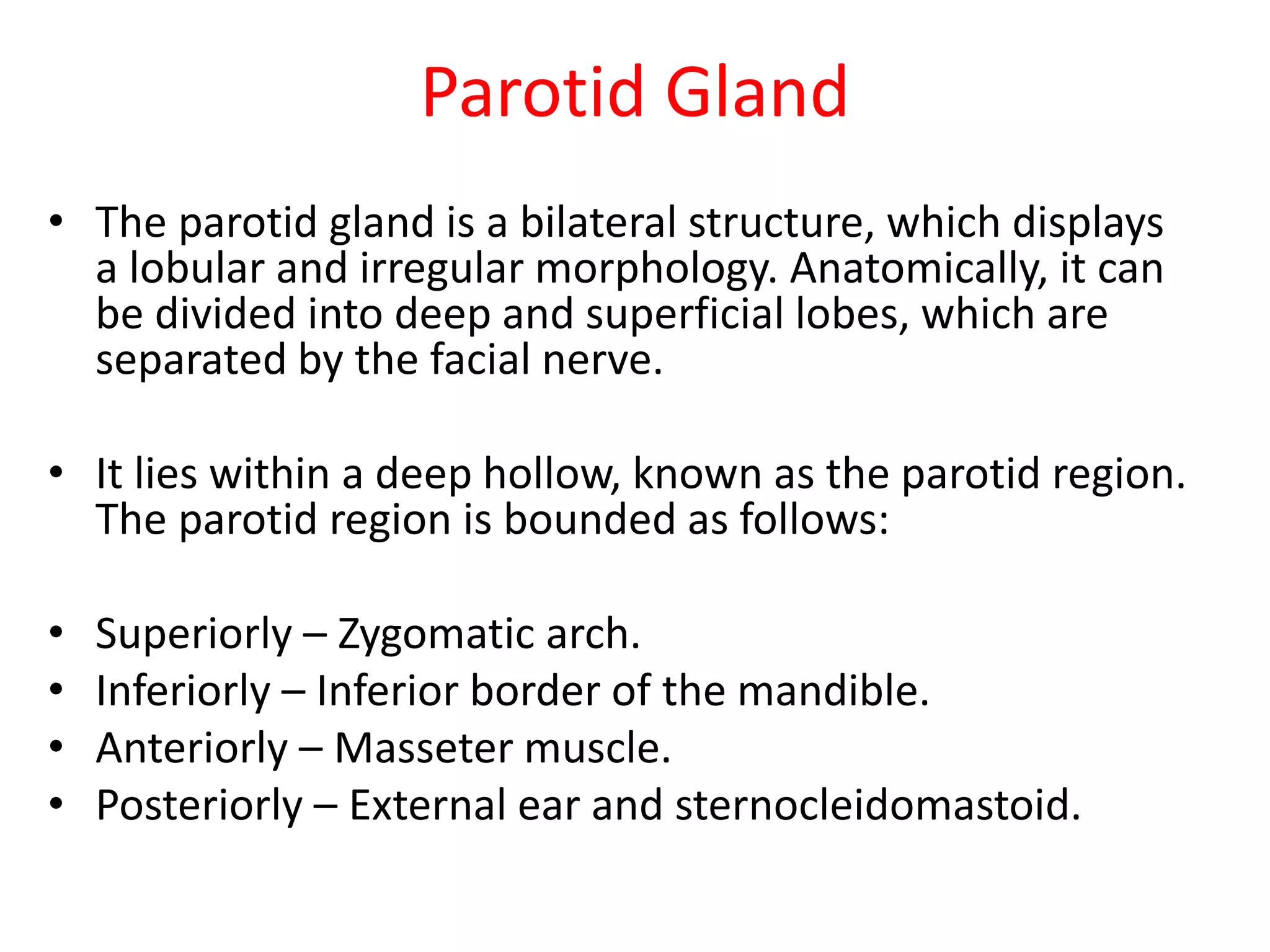 Ultrasound of salivary glands | PPTX
