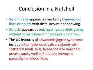 Ultrasound of salivary glands | PPTX