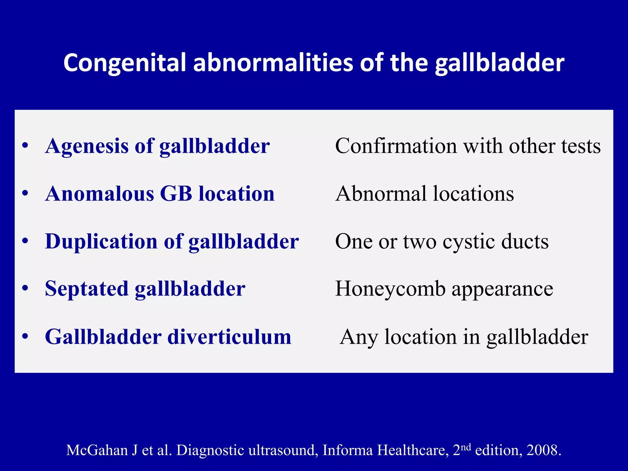 Ultrasound of the gallbladder | PPTX