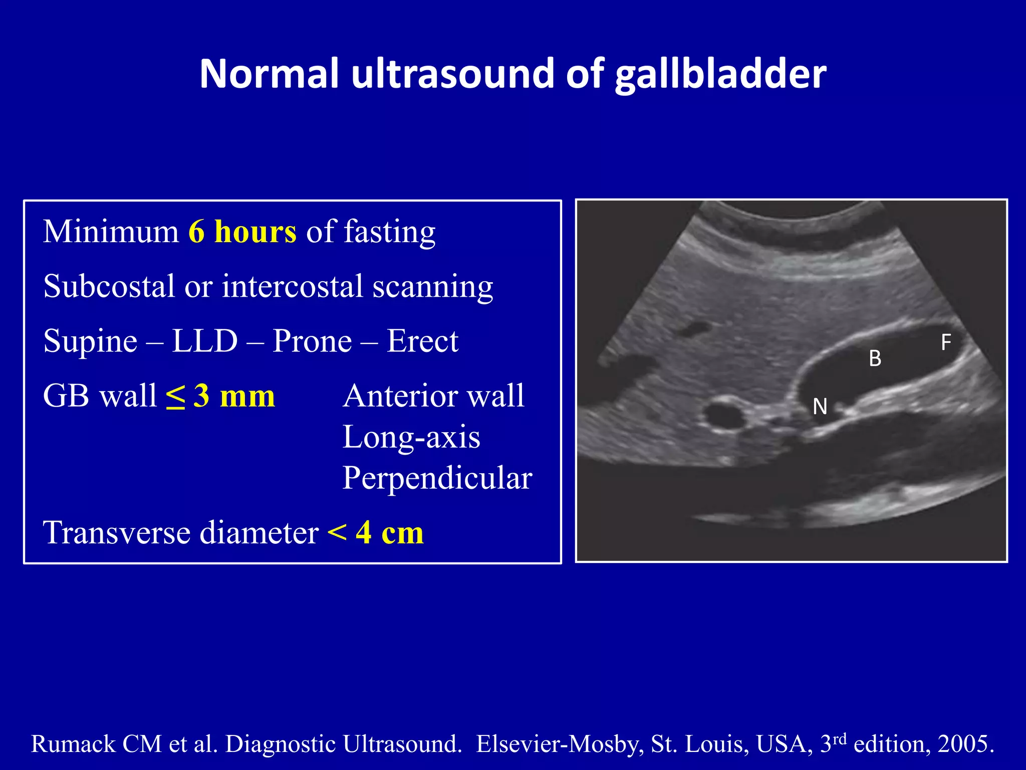 Ultrasound of the gallbladder | PPTX