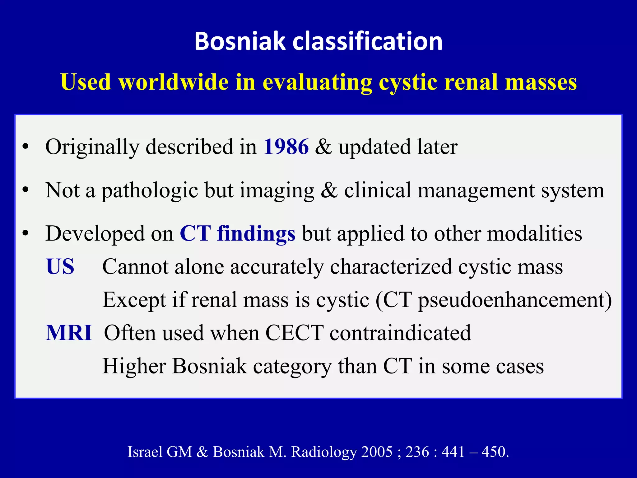 Ultrasound of the urinary tract - Renal cysts | PPTX