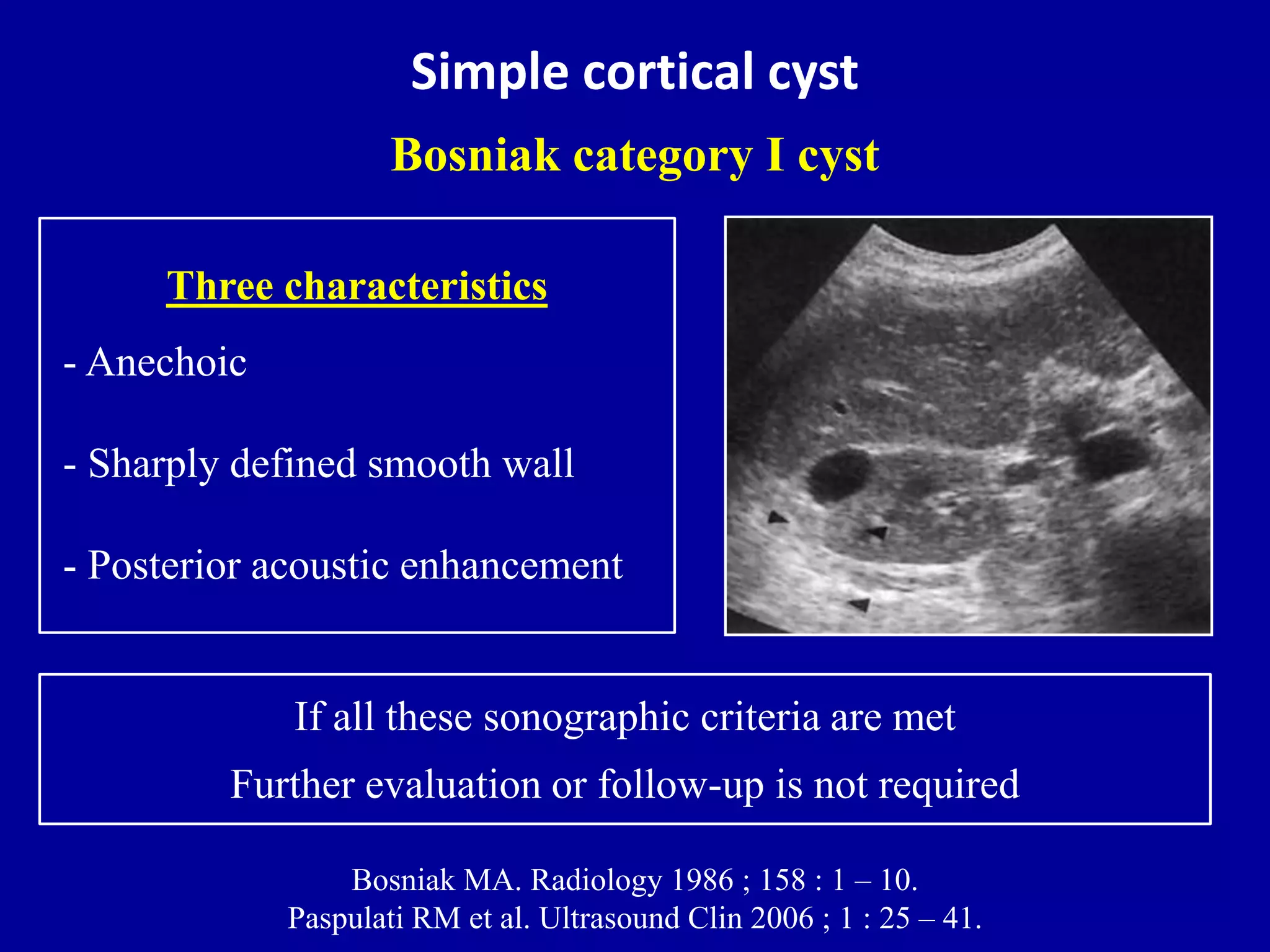 Simple Cyst Kidney Ultrasound