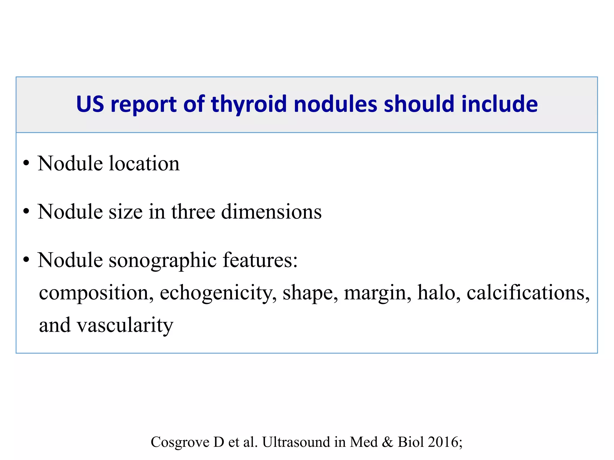 Ultrasound of thyroid nodules | PPTX