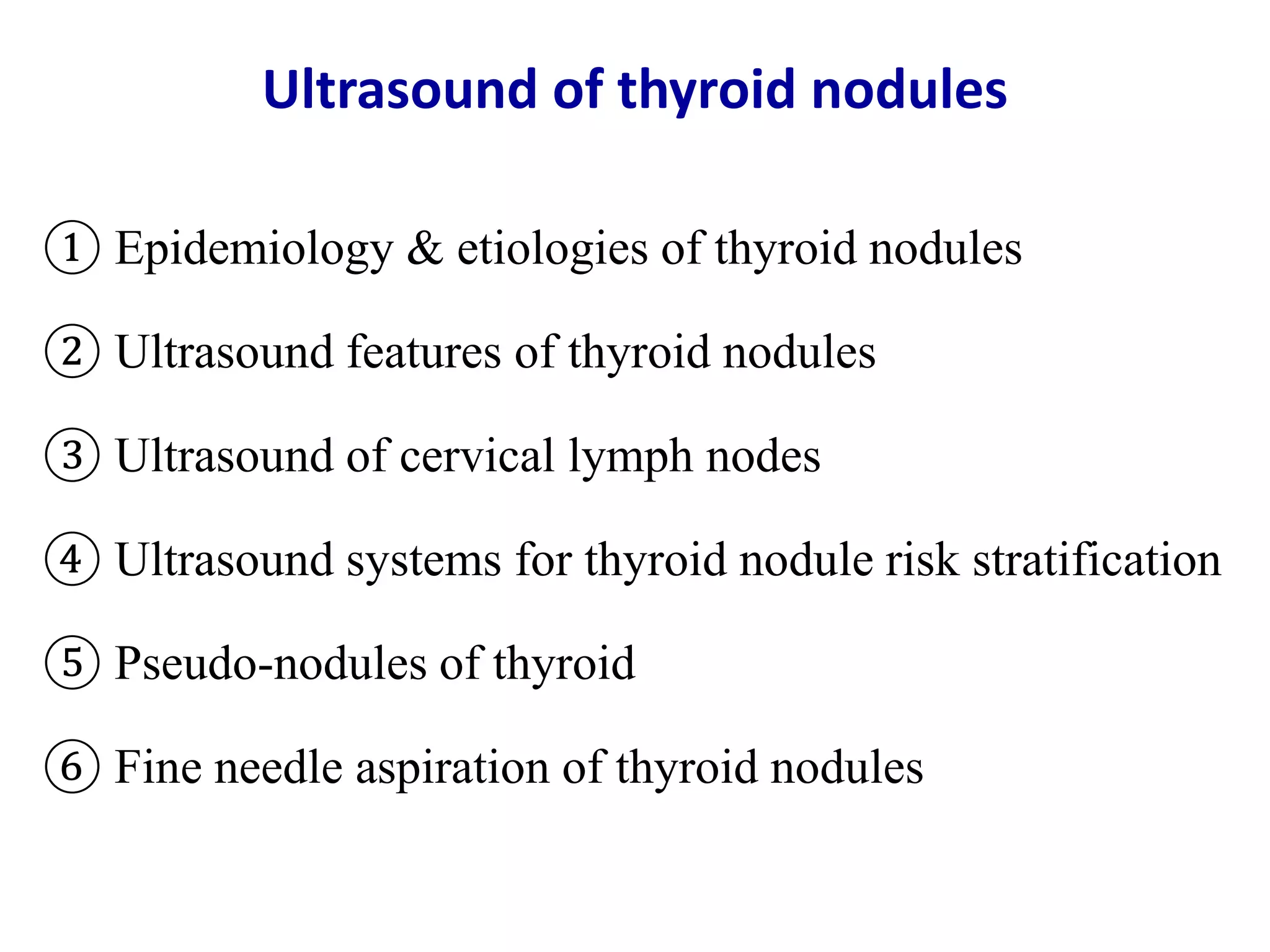 Ultrasound Of Thyroid Nodules Pptx
