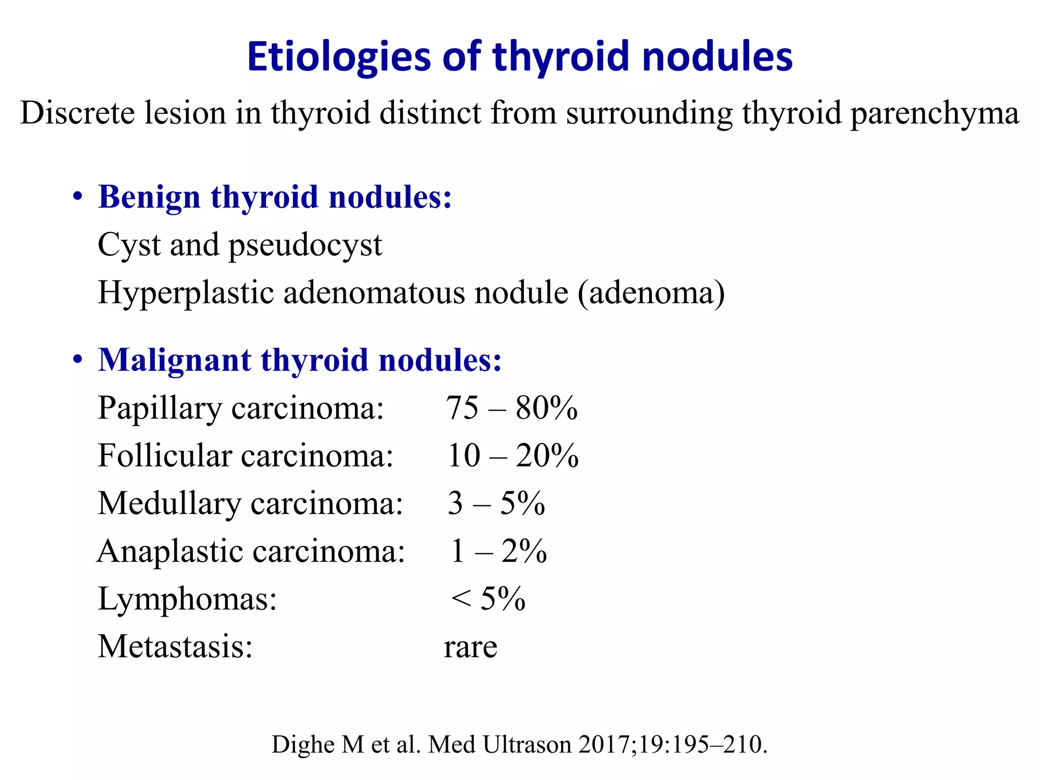 Ultrasound of thyroid nodules | PPTX