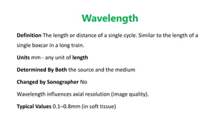 ULTRASOUND PHYSIC ONE ultrasonographypptx | PPT