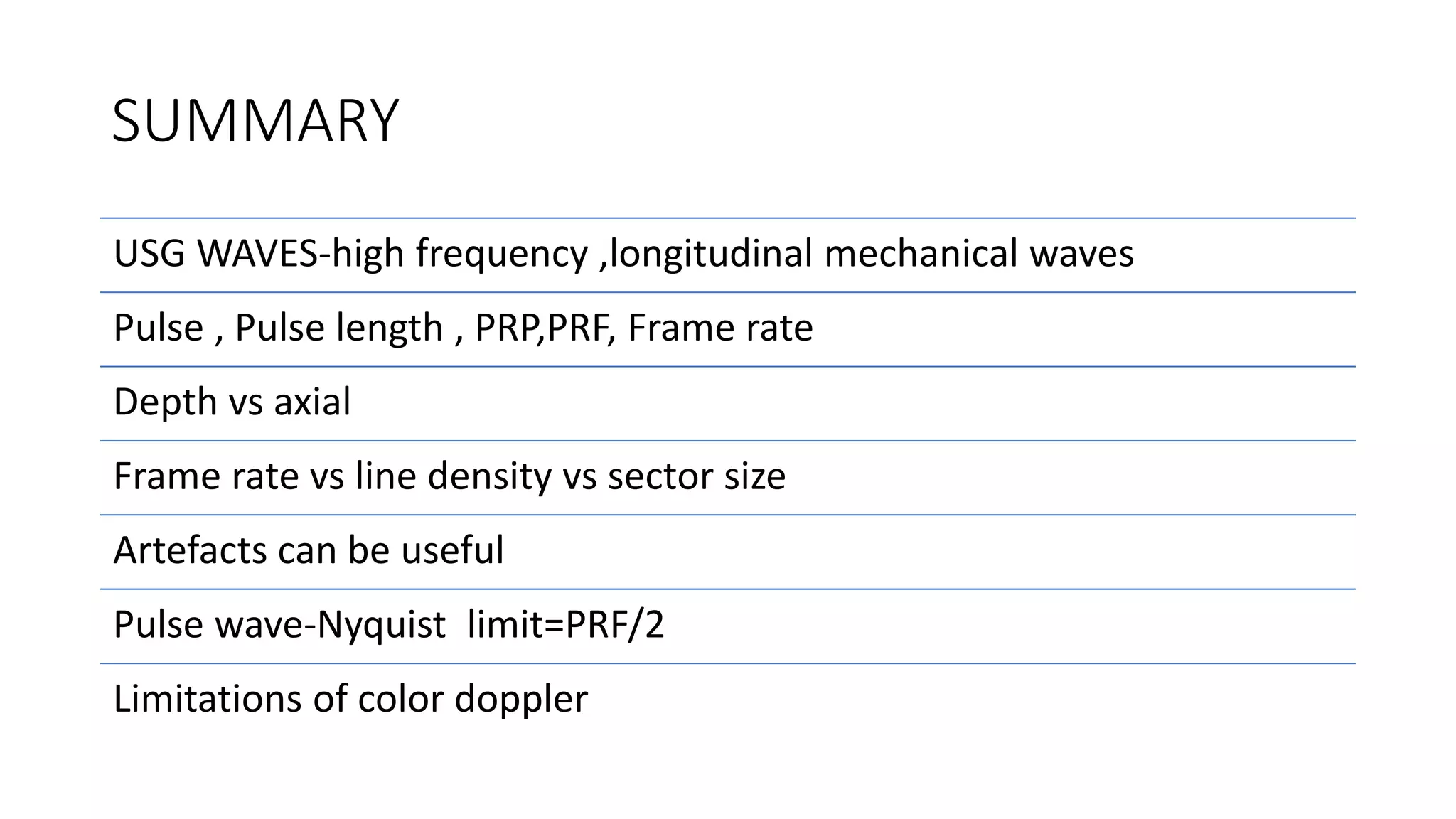 Ultrasound physics | PPTX