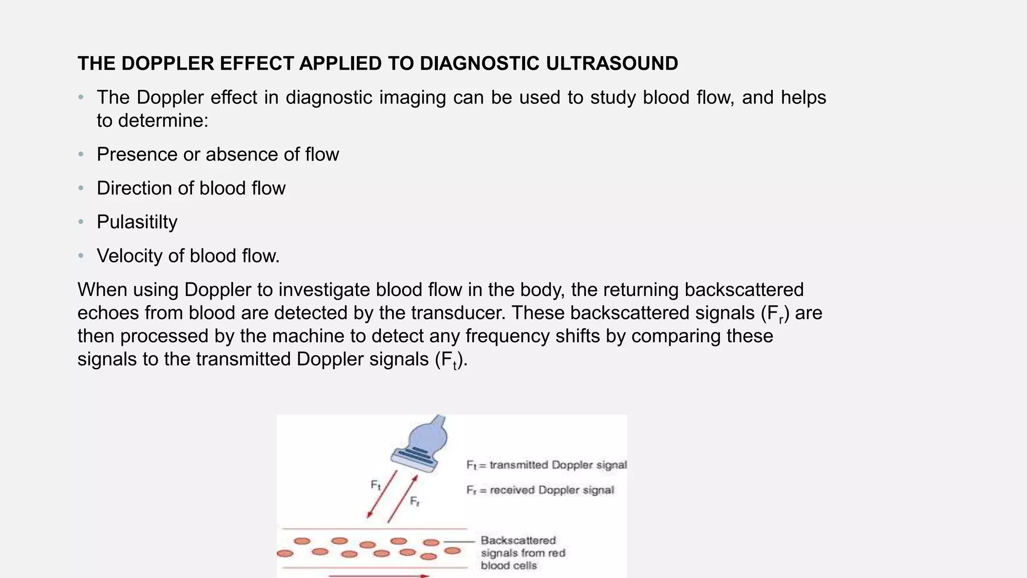 Ultrasound and Doppler physics | PPTX