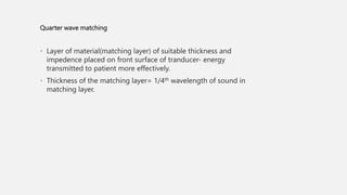 Ultrasound and Doppler physics | PPTX