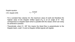 Ultrasound and Doppler physics | PPTX