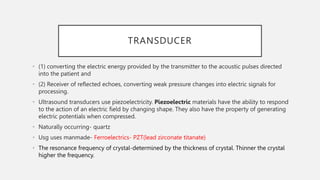 Ultrasound and Doppler physics | PPTX