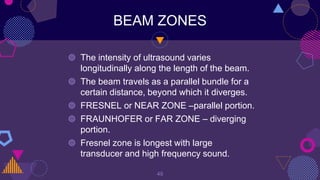 Ultrasound physics 2019 | PPTX