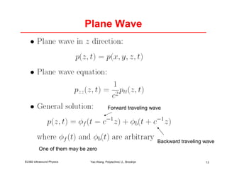 Physics of Ultrasound Imaging | PDF