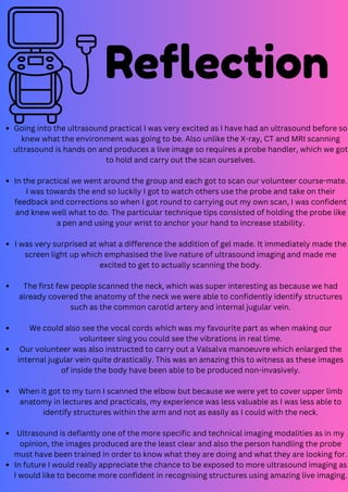 Ultrasound Reflection.pdf | Medical Tests | Medical Health