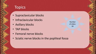 Ultrasound regional anesthesia | PPTX