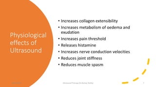 Ultrasound therapy | PPTX