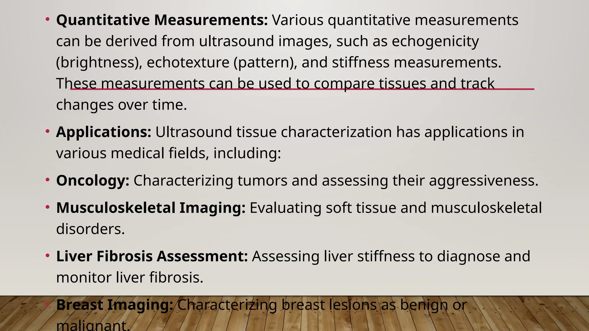 Ultrasound Tissue Characterization ,doppler | PPTX