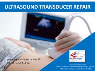 Ultrasound transducer repair | PPT