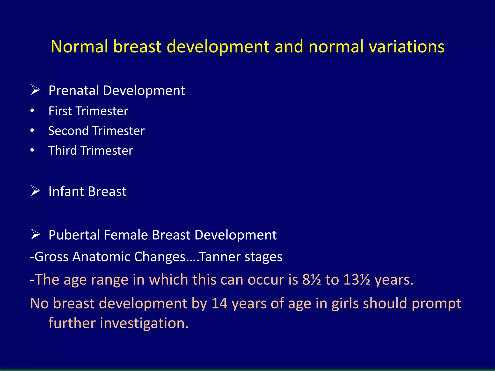Ultrasound of pediatric and adolescent breast | PPTX