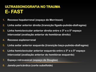 Ultrassonografia no trauma | PPT