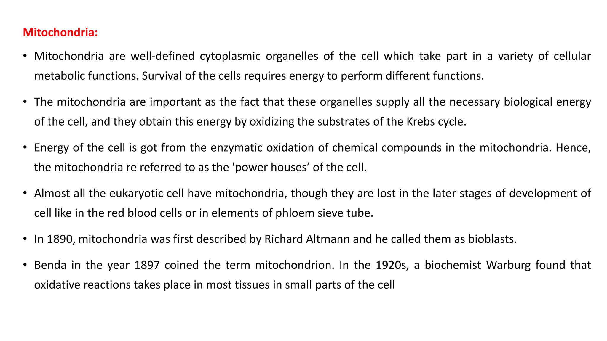 Ultrastructure and functions of Mitochondira.pptx