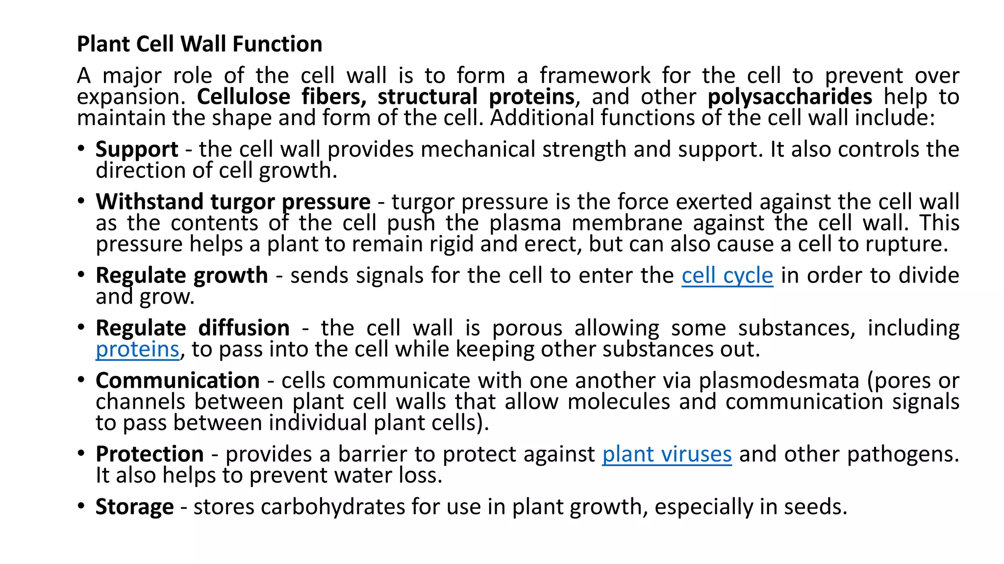 Ultra structure of cell wall | PPTX