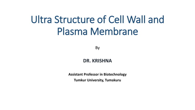 Ultra structure of cell wall | PPTX | Gardening | Home & Garden