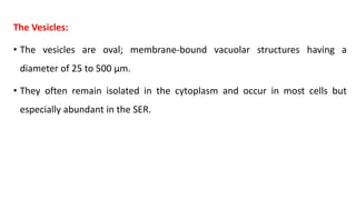 Ultrastructure of Endoplasmic reticulum and functions.pptx