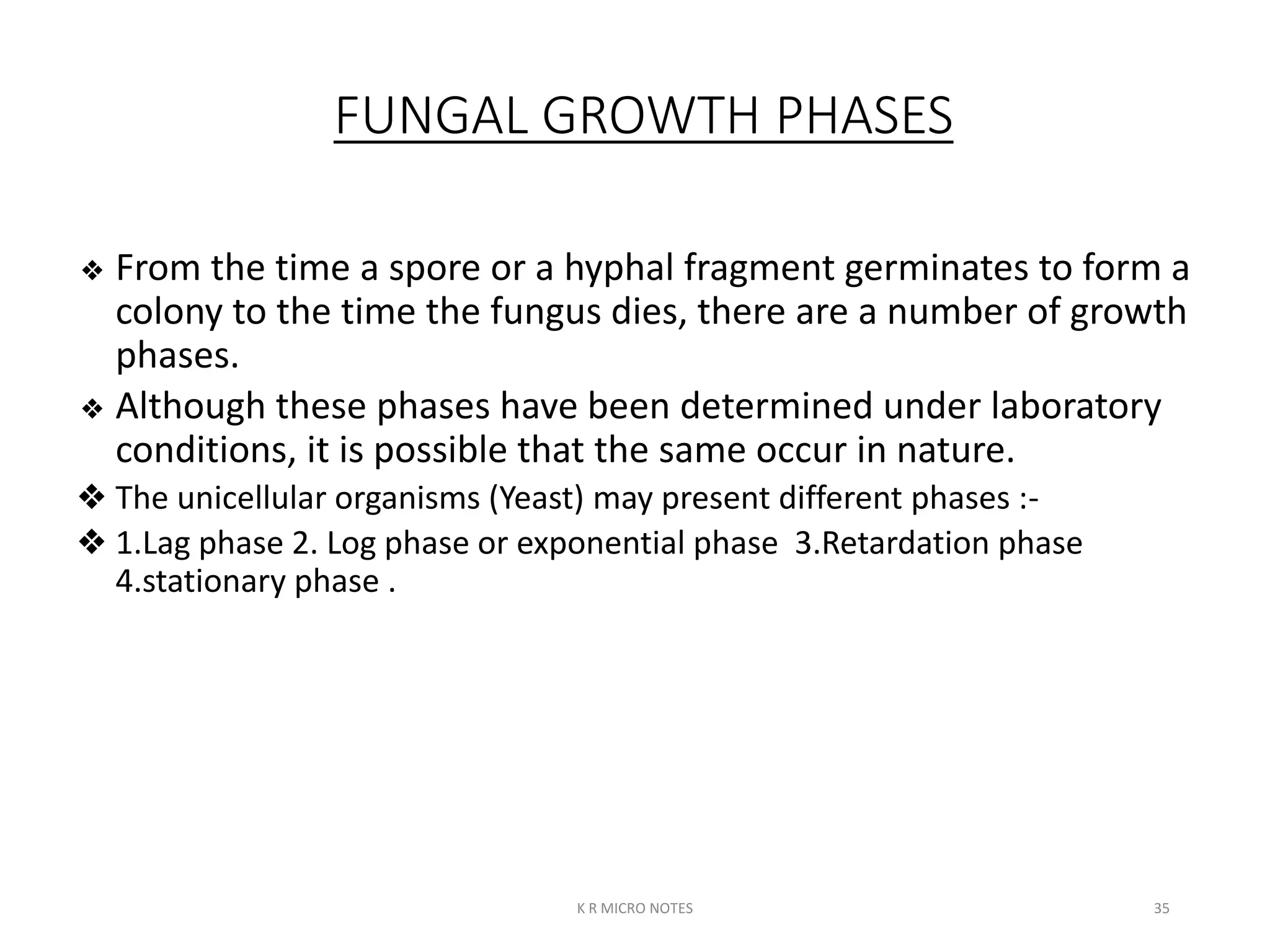 ULTRA STRUCTURE OF FUNGAL CELL AND GROWTH | PPTX