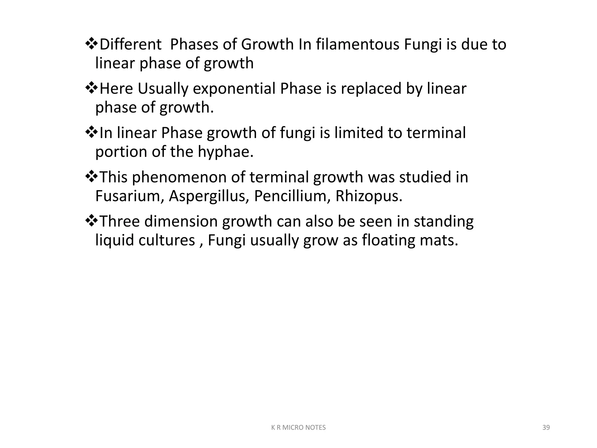 ULTRA STRUCTURE OF FUNGAL CELL AND GROWTH | PPTX