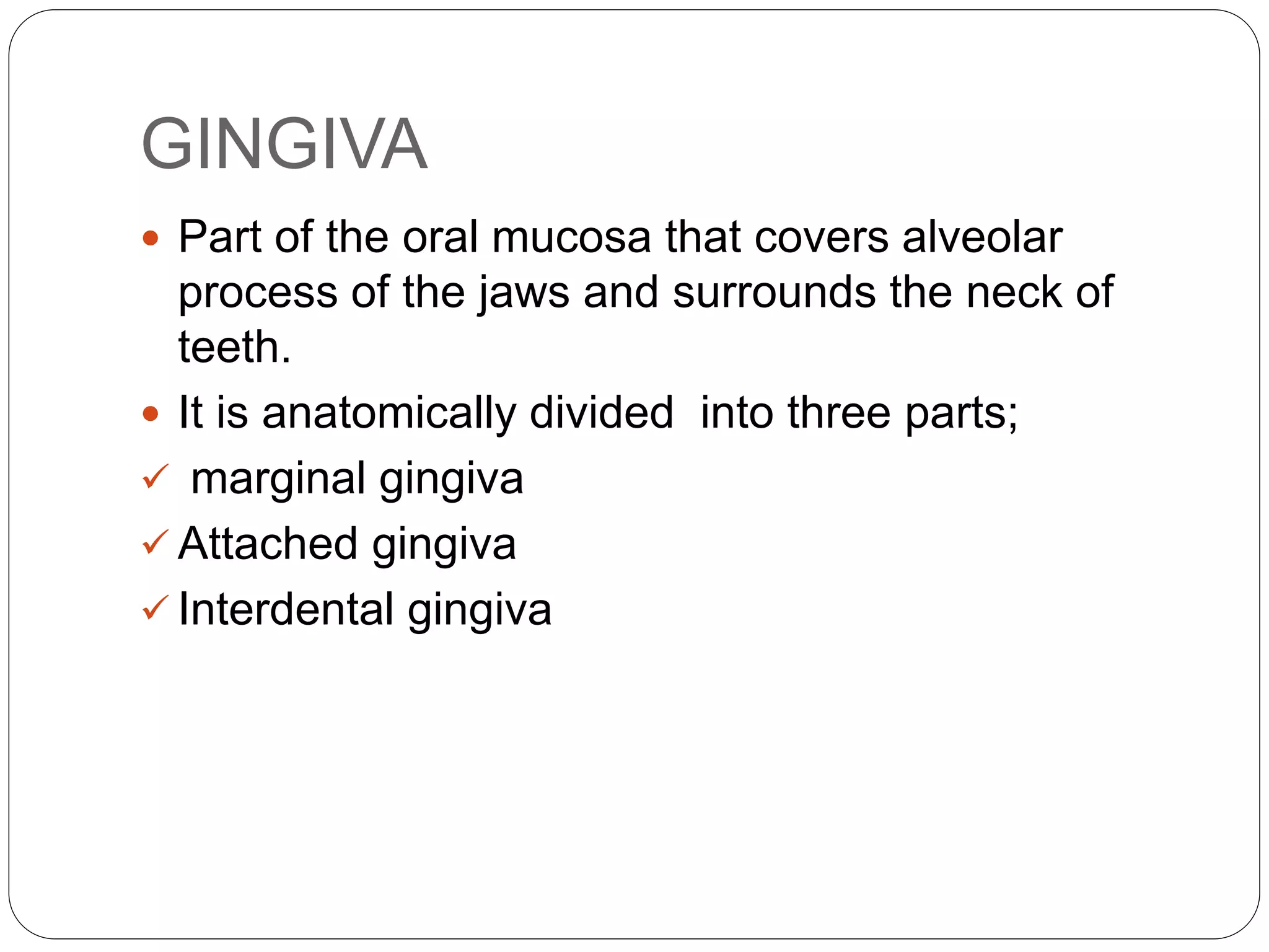 Ultrastructure of gingiva | PPTX | Dental Health | Diseases and Conditions