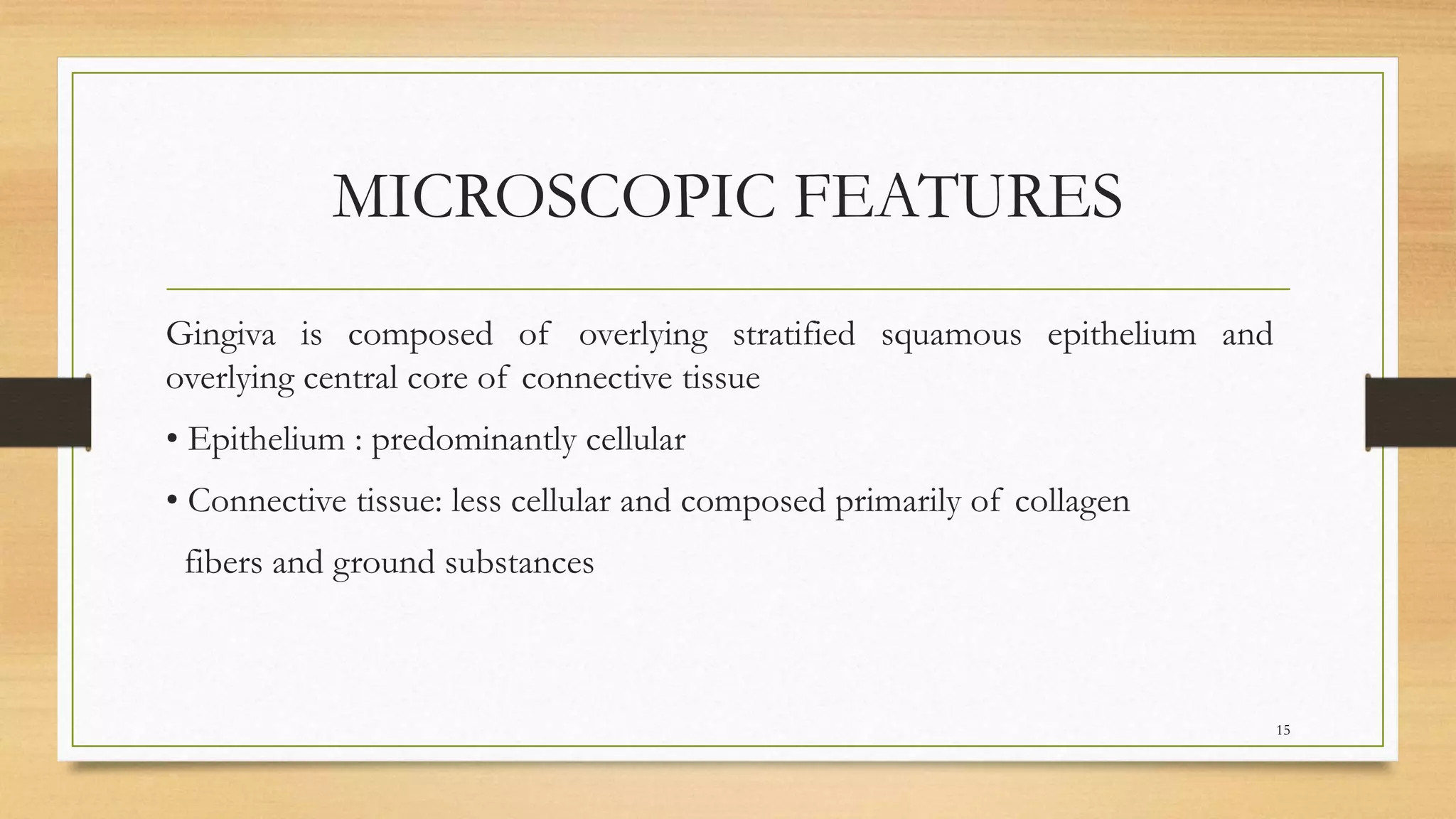 Ultrastructure of gingival epithelium in health and disease | PPTX