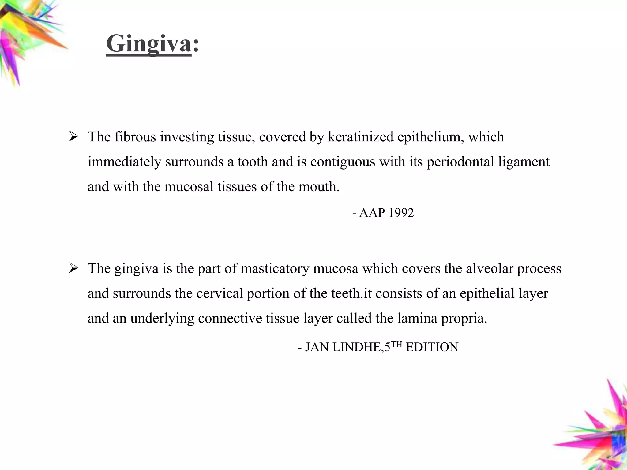 Ultrastructure of gingiva | PPTX