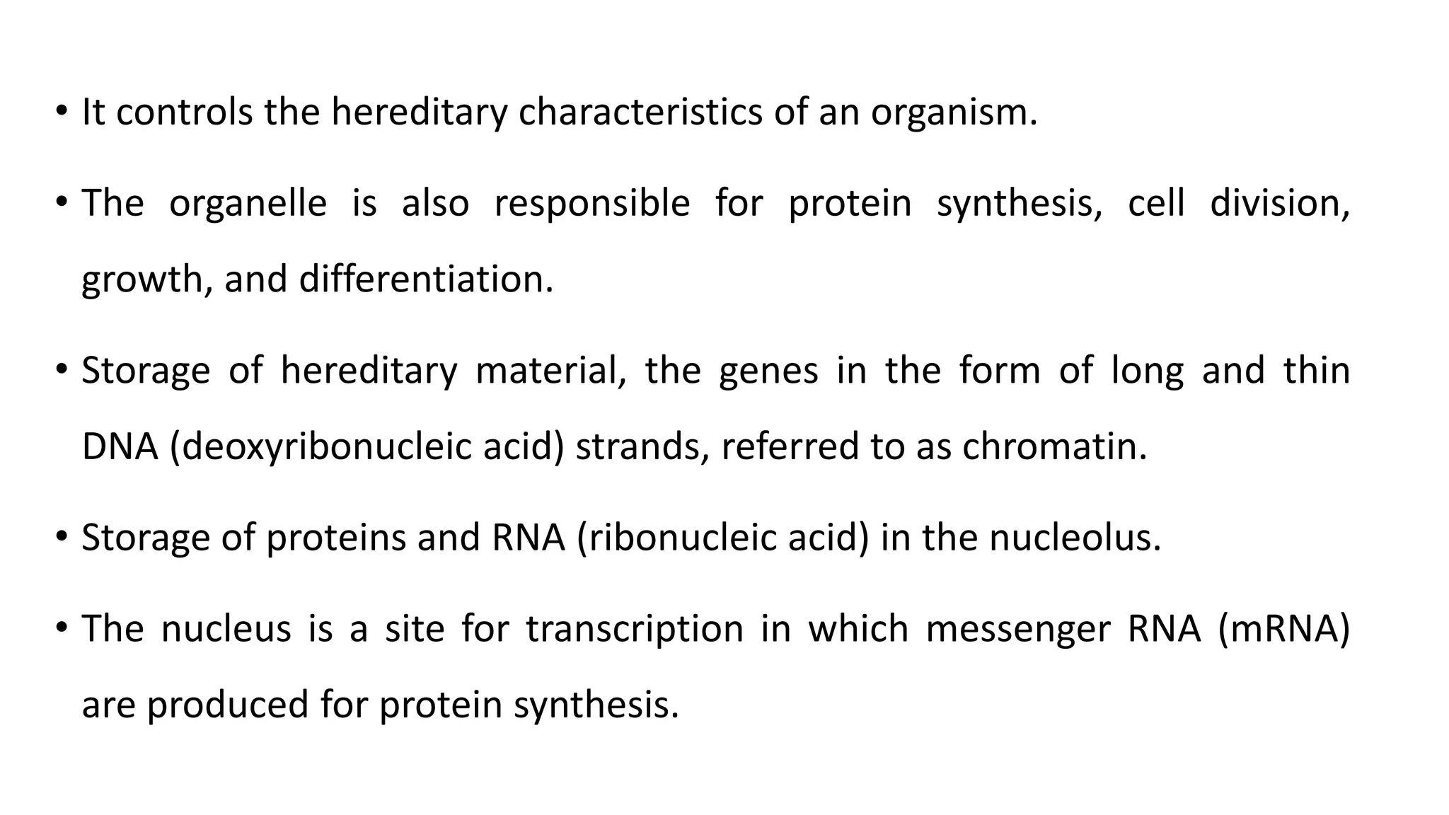 Ultrastructure of Nucleus and functions | PPTX