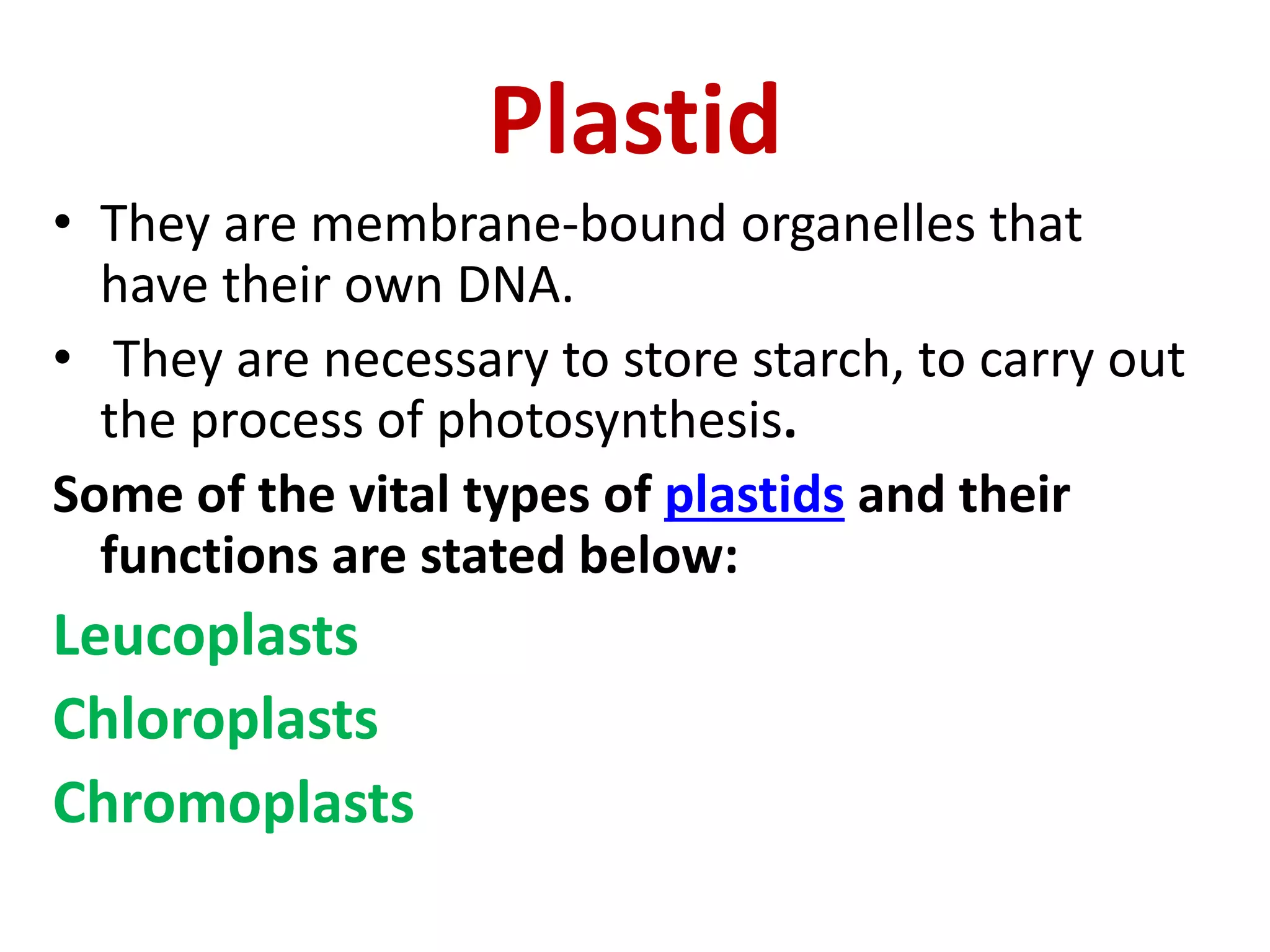 Ultra structure of plant cell (1) | PPTX