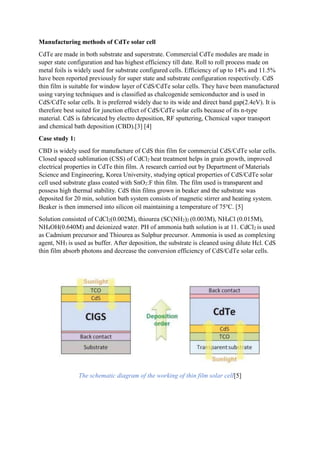 Ultra thin solar cell integration in bipv focus on cd te and cigs | PDF