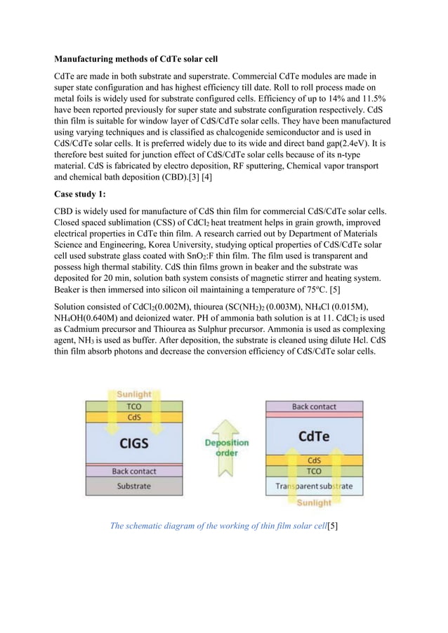 Ultra thin solar cell integration in bipv focus on cd te and cigs | PDF
